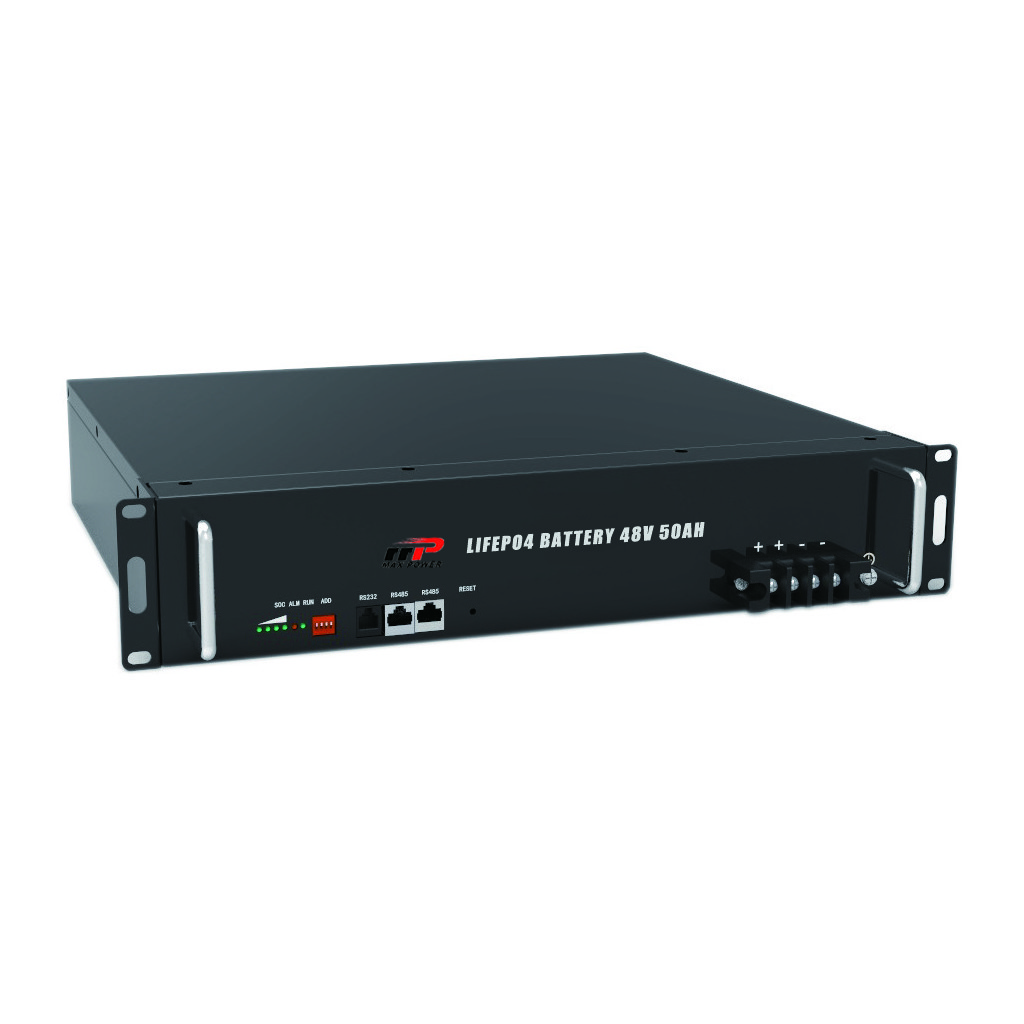 Daya UPS 3U 2560wh 48V 50Ah ESS Baterai Lithium Lifepo4